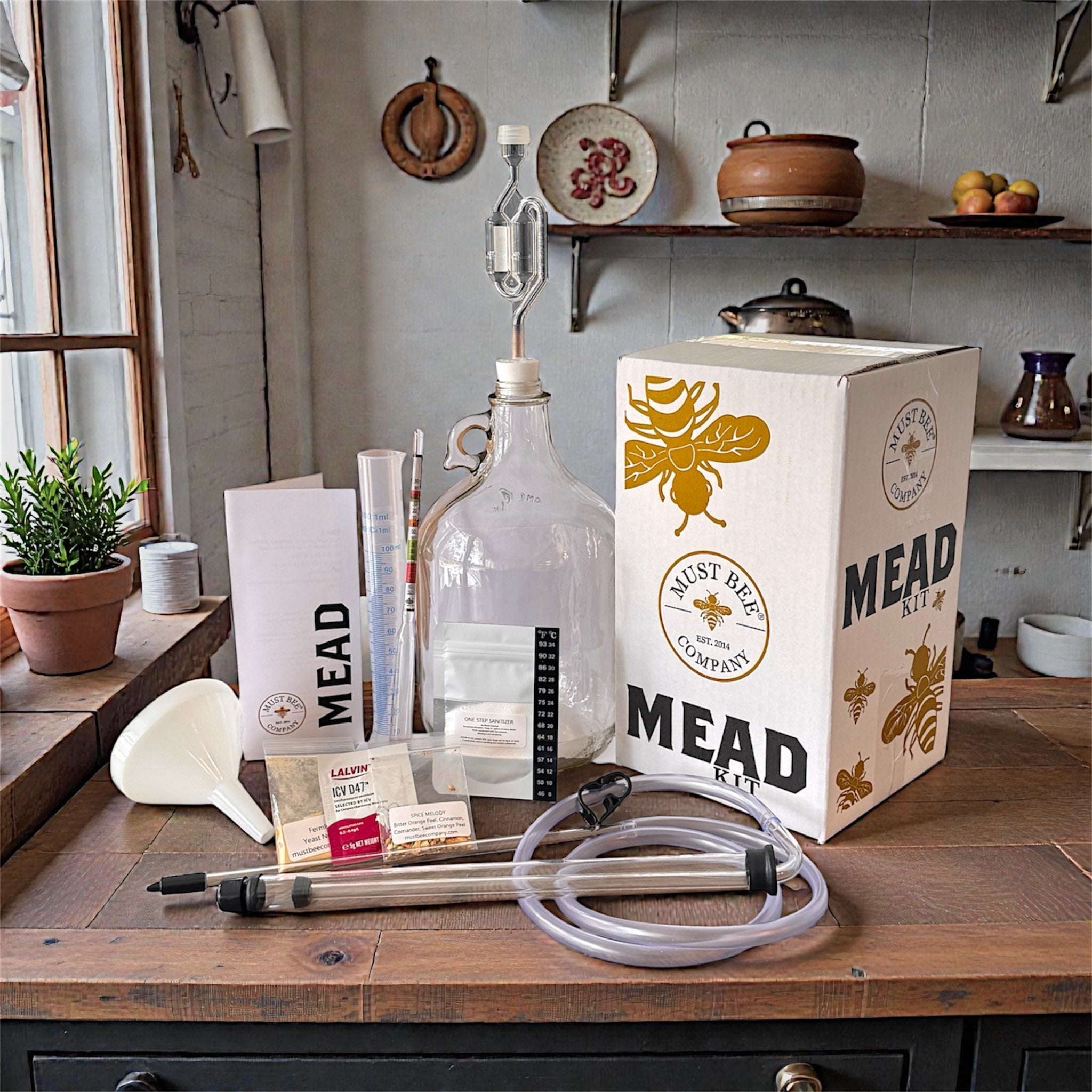 Deluxe Mead Making Kit – MUST BEE COMPANY