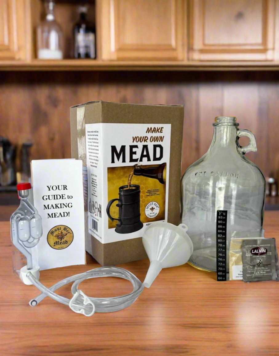 Mead Kit- Reusable 1 gallon mead making kit – MUST BEE COMPANY